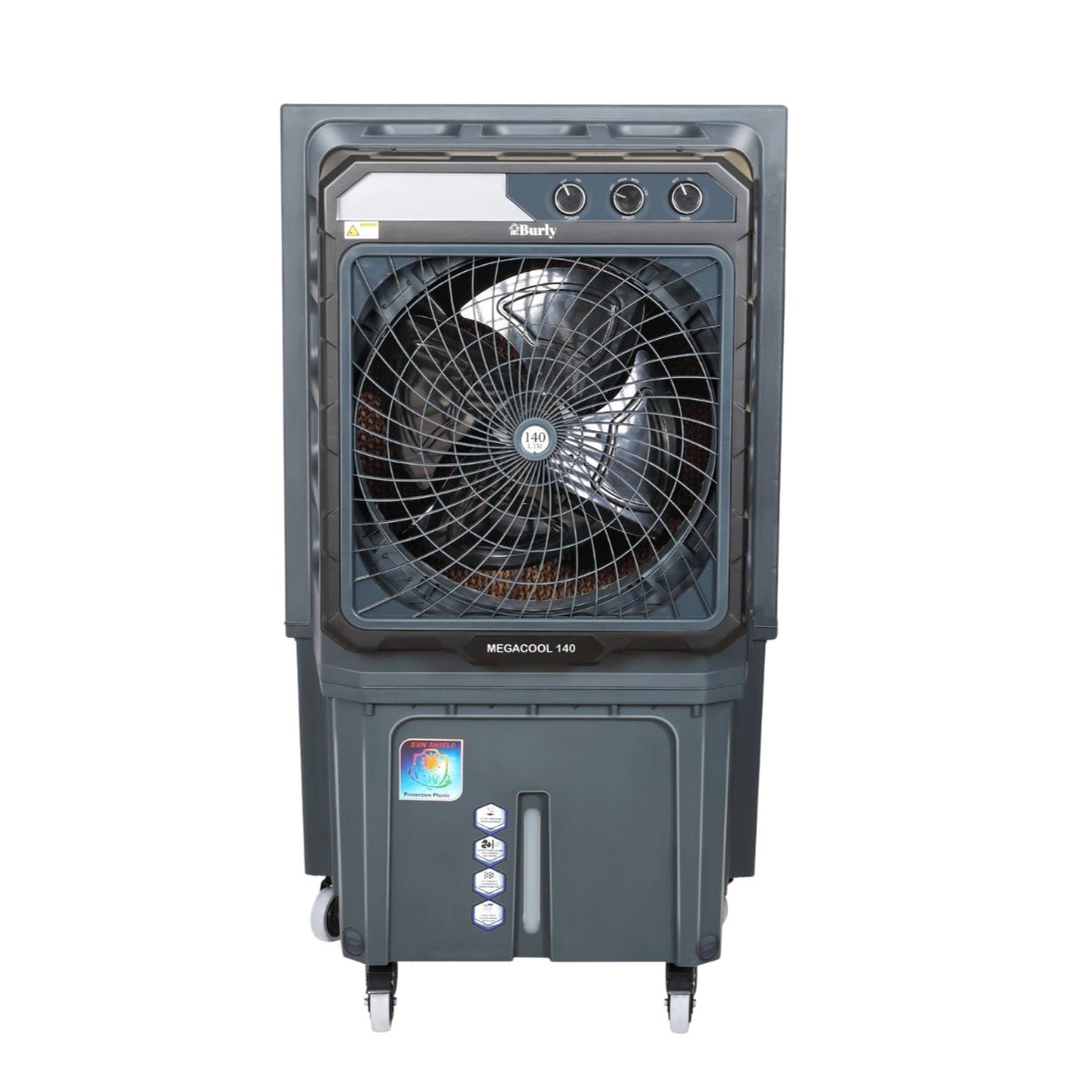 Mega Cool 140L Commercial Air Coolers | Burly – Burly Home Appliances